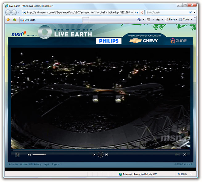 Watch Live Earth | istartedsomething