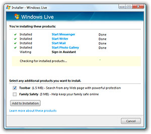 The cookie magic behind Windows Live Suite installer | istartedsomething