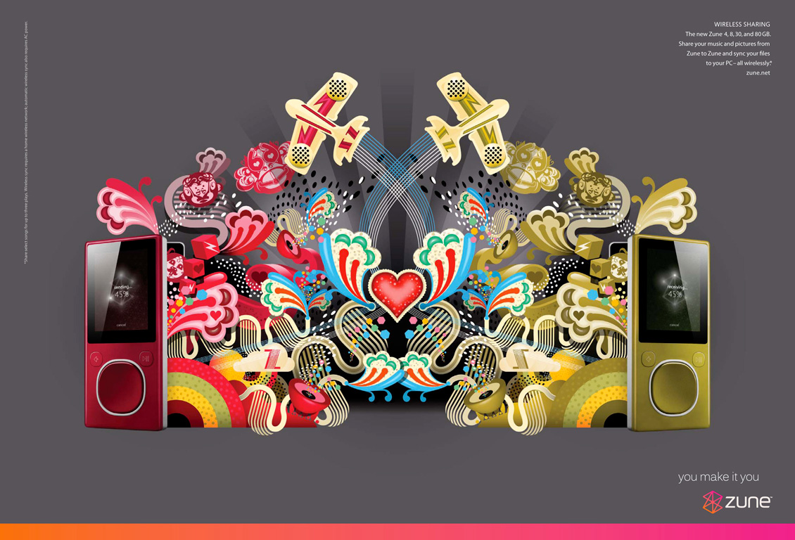 Zune v2 print ads (gallery) | istartedsomething