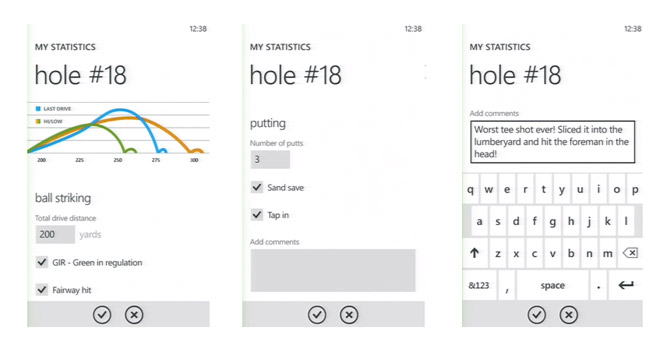 Conceptual USGA golf scoring app by Microsoft shows Windows Phone 7 ...