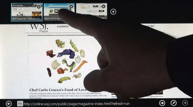 Dissecting the Windows 8 touch UI demo from D9 | istartedsomething