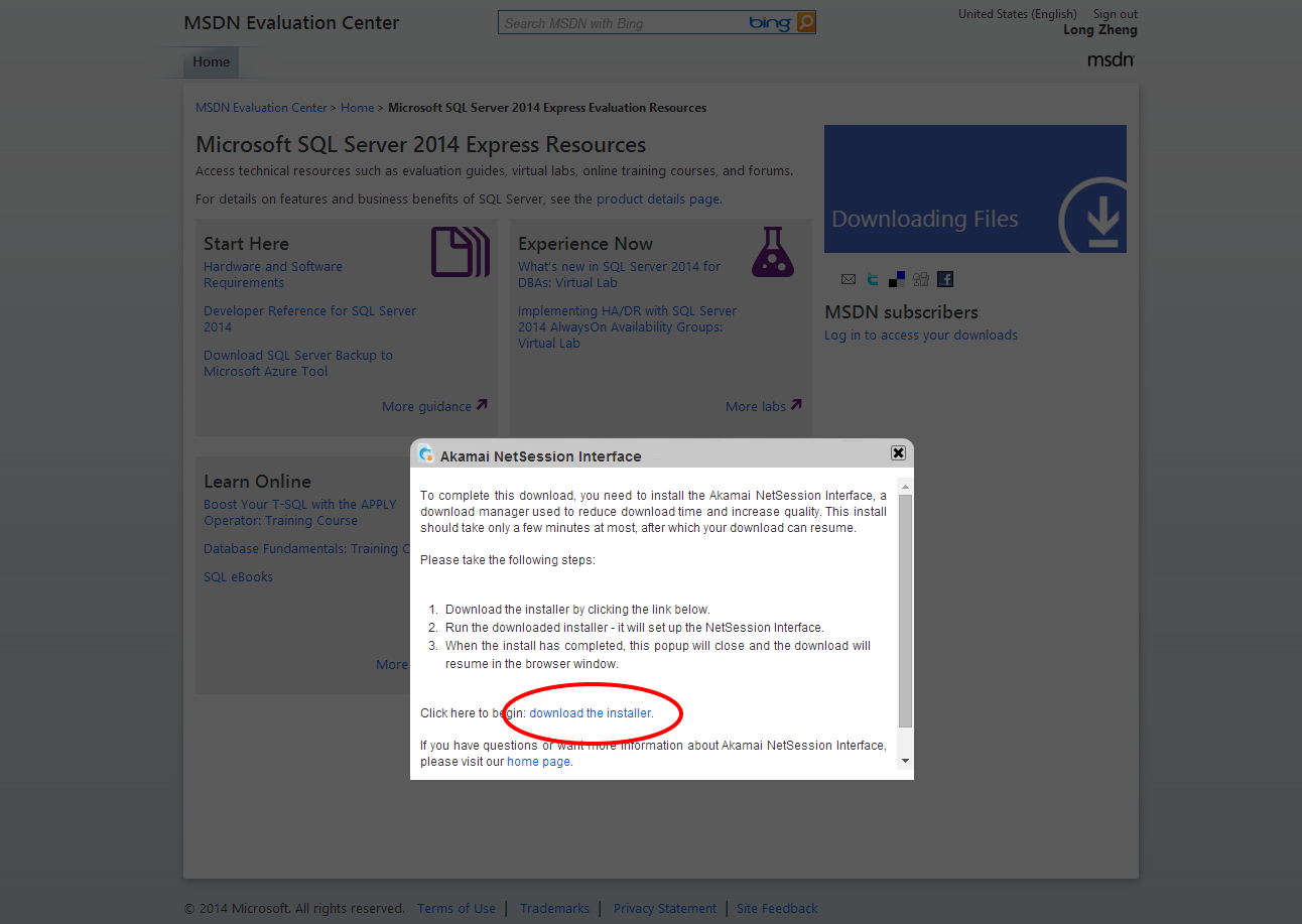The 12 step process to download Microsoft SQL Server Express 2014 ...